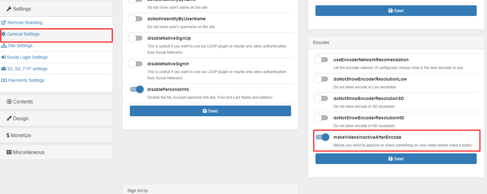Set Video Status as Inactive when direct upload a video on youPHPtube ...
