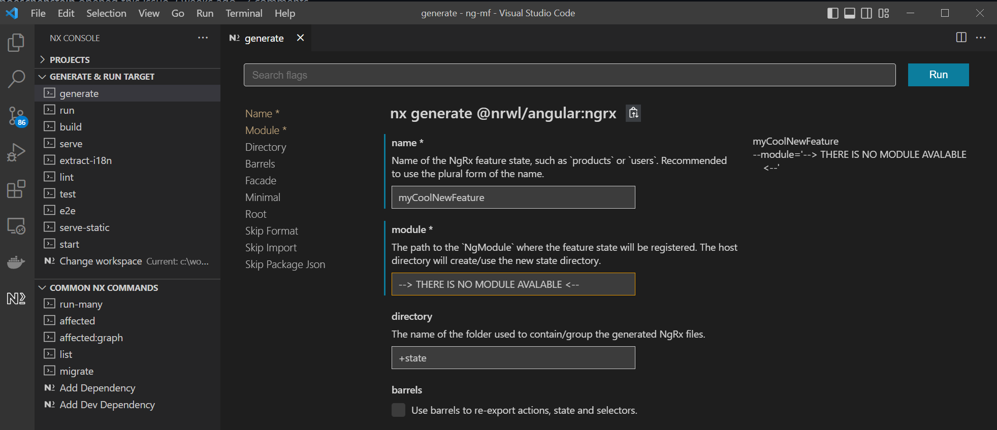 Angular: support for "Standalone components" · Issue #1460 · nrwl/nx-console · GitHub