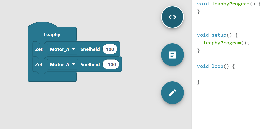 MotorcommandoBlocks A & B in Leaphy Click werken niet · Issue #169 ...