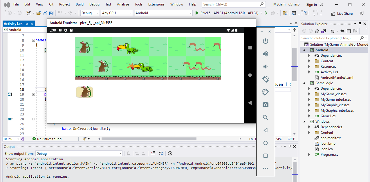 GitHub - EvgenProjects/MyGame_AnimalGo_MonoGameCSharp: Game "Animal Go"