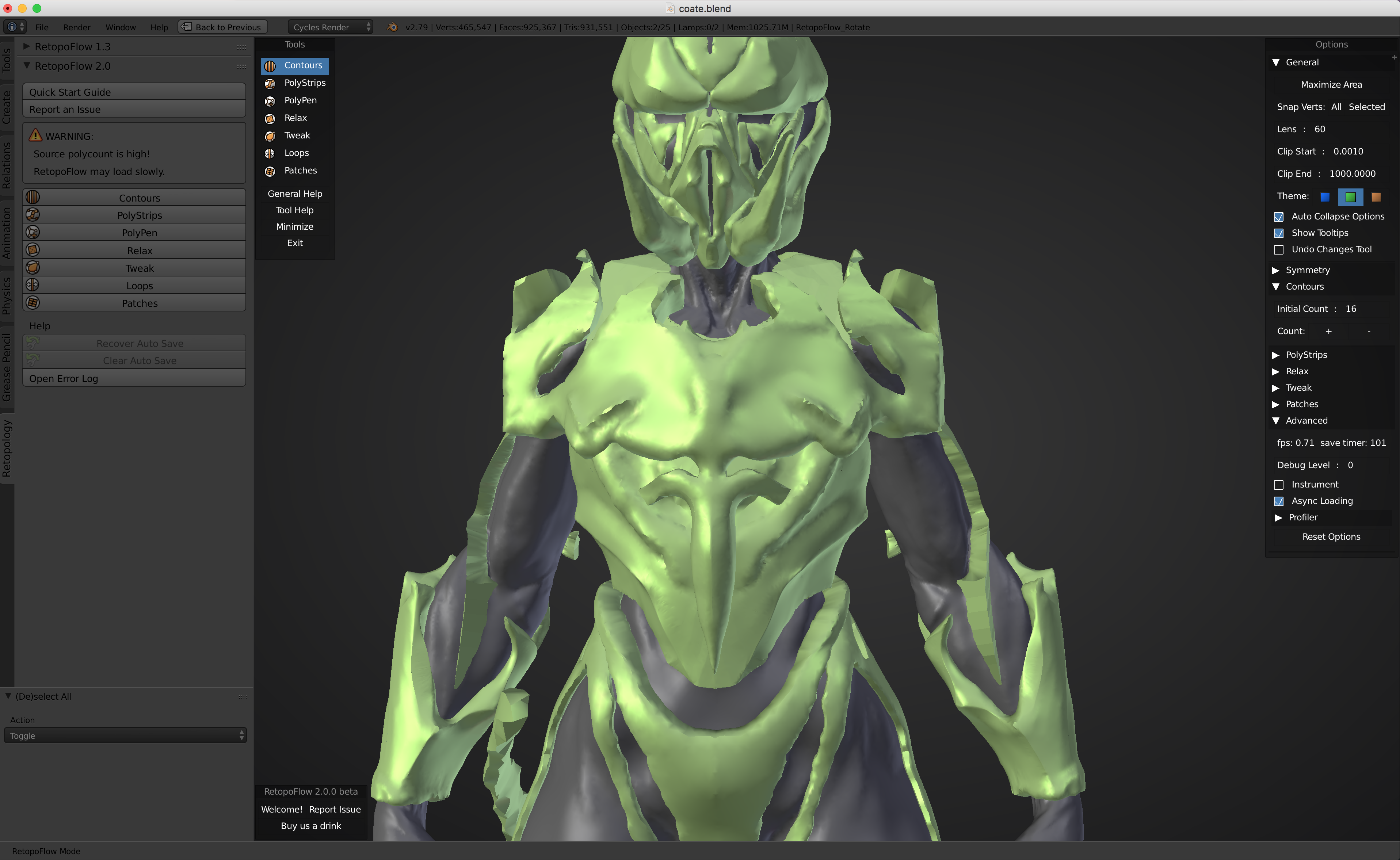 RetopoFlow 2.0 is unusably slow · Issue #448 · CGCookie/retopoflow · GitHub