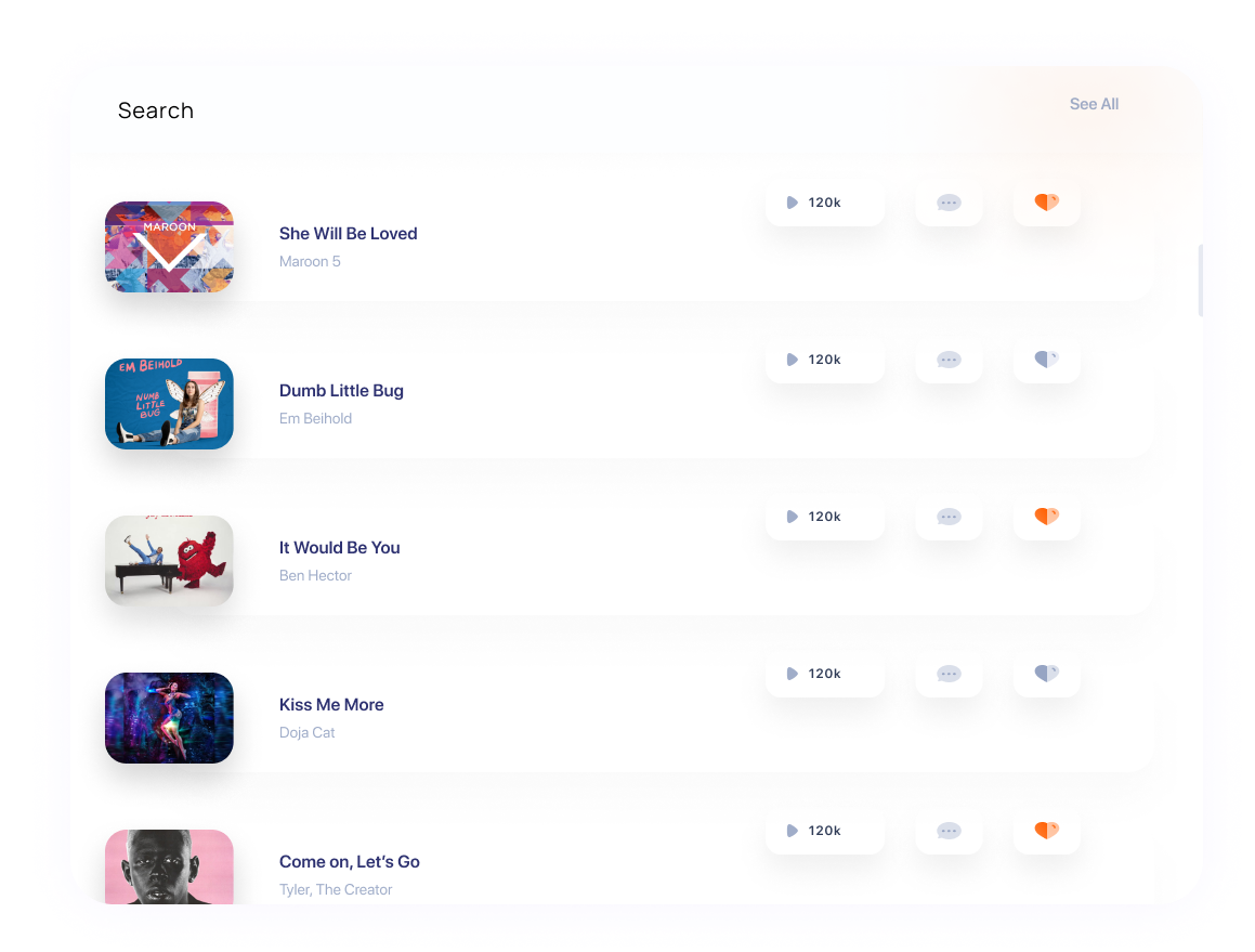 [HTML, CSS, JS] Create songs list · Issue #15 · CodingBootCamp2022 ...