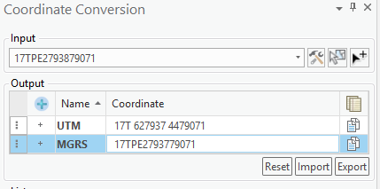 When UTM or MGRS coordinates are collected directly from a grid corner ...