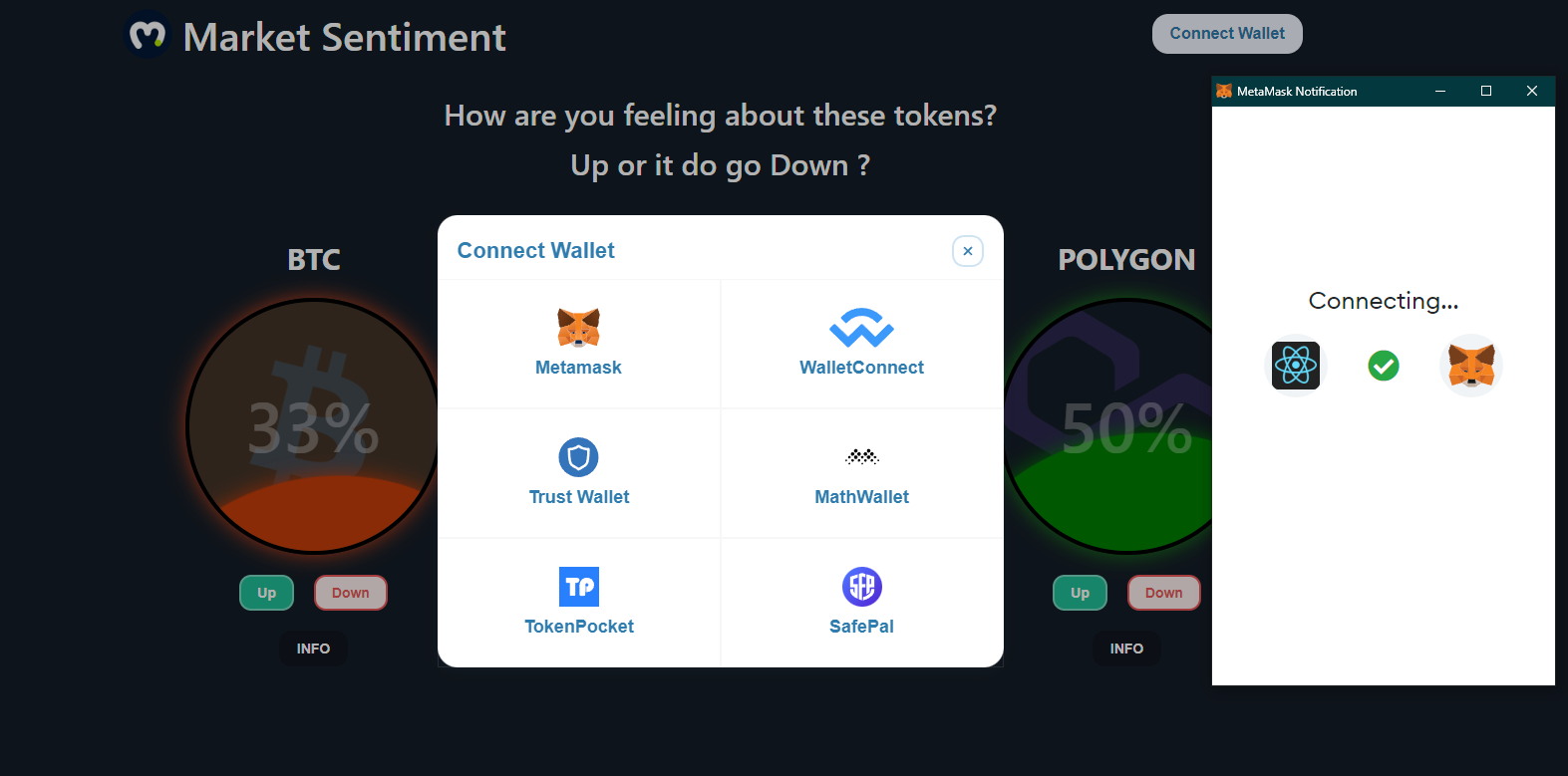 GitHub - gepthecoder/sentiment-moralis-dapp: Blockchain Web3 Voting dApp - Solidity | Hardhat ...
