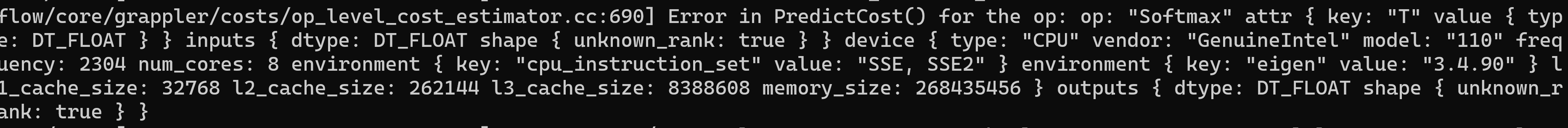 Grappler error when Softmax input has a variable dimension · Issue #50575 · tensorflow ...