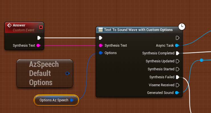 closes whenever I don't use "Speech Default Options" · Issue #180 · lucoiso/UEAzSpeech · GitHub