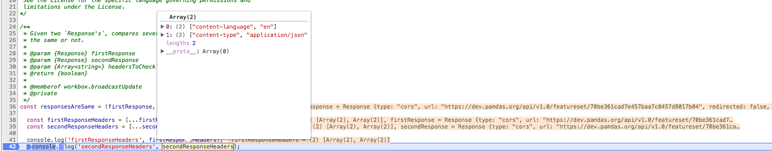 broadcastUpdate does not seem to access/interpret response headers correctly, causing the plugin ...