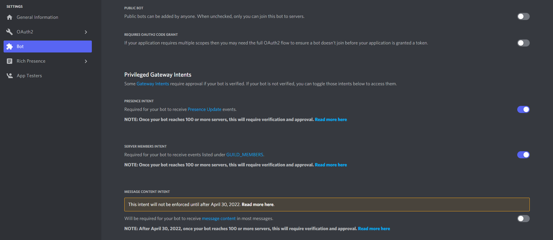 Missing Intent, but Intent is granted · Issue #2057 · discord-net/Discord.Net · GitHub