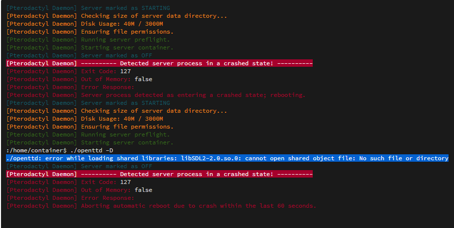 Error While Loading Shared Libraries Libsdl2 20so0 · Issue 411 · Pelican Eggseggs · Github