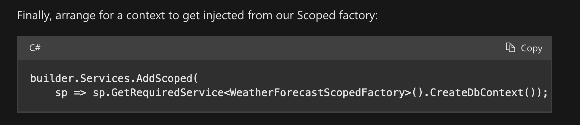Addpooleddbcontextfactory And Addscoped · Issue 30654 · Dotnetefcore 9345
