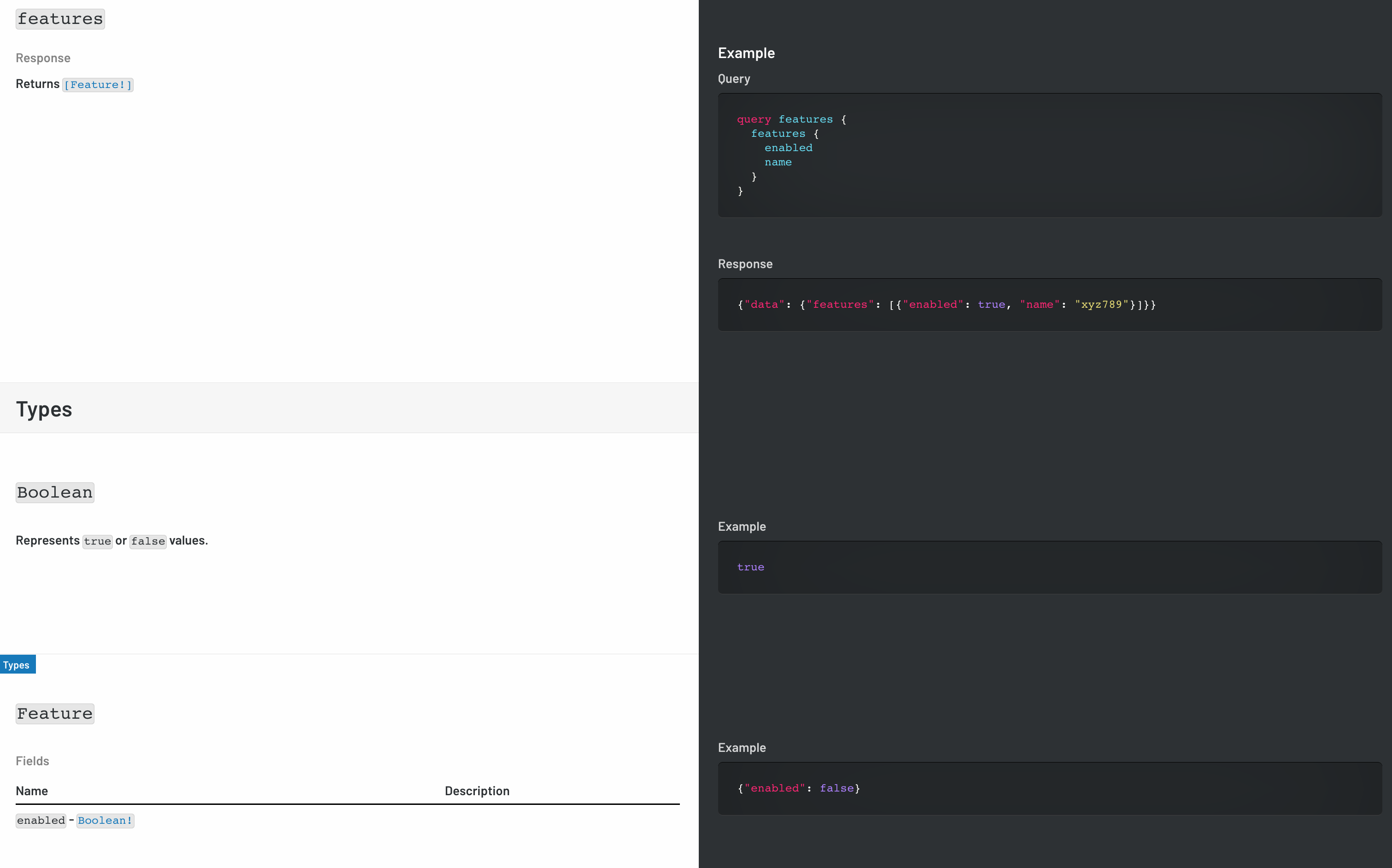 How can I make the query example fields only expose fields which are exposed on the type ...
