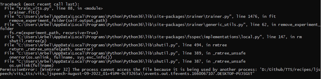 Cannot find context for 'fork' · coqui-ai TTS · Discussion #1834 · GitHub