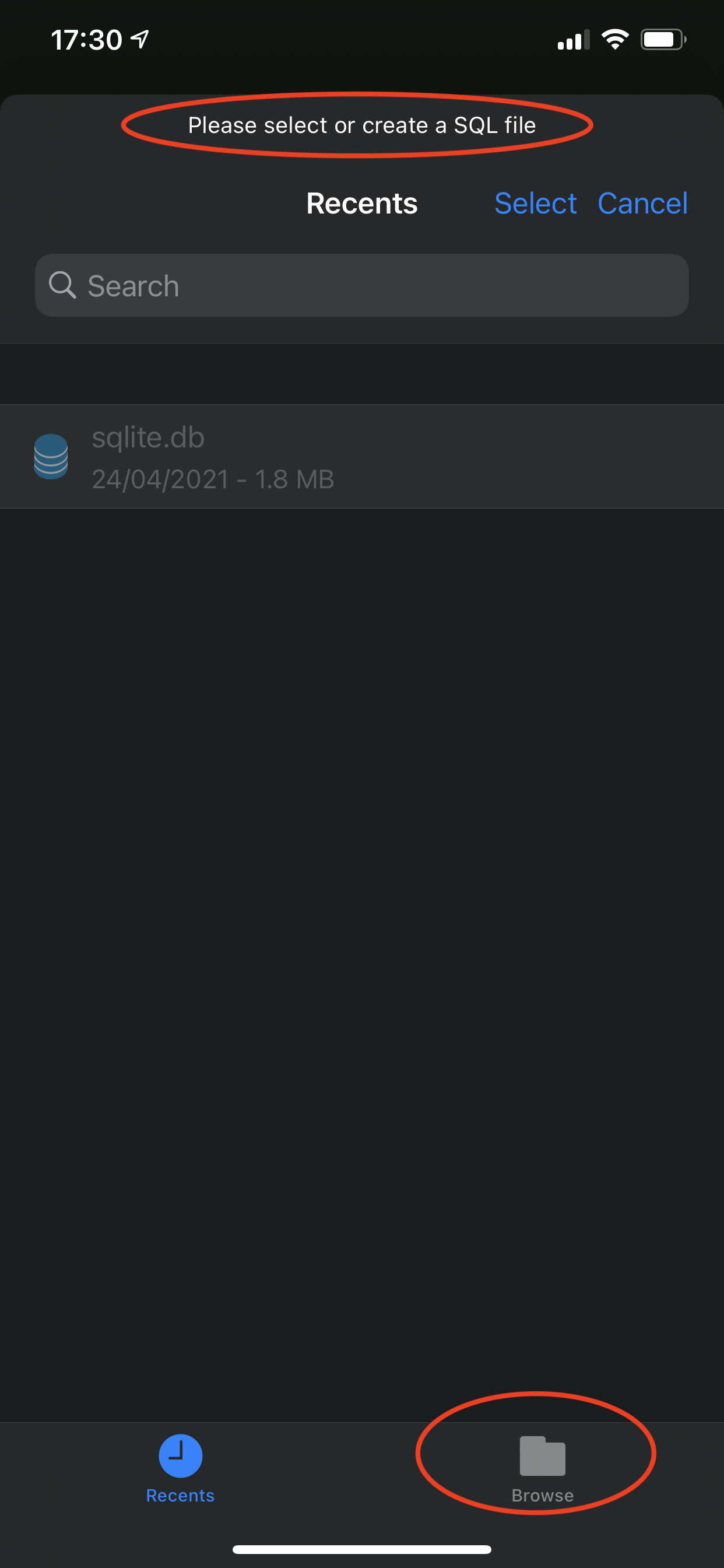 Unable to Query Local DB on iOS · Issue #164 · SQLiteFlow/SQLiteFlow-Issues · GitHub