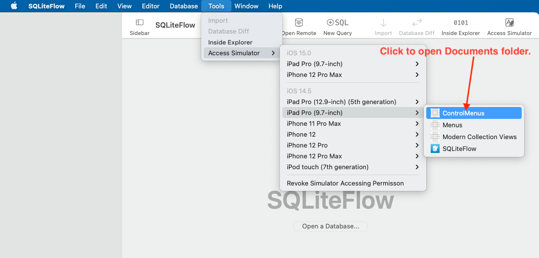[macOS] Supports access Apple simulator. · Issue #184 · SQLiteFlow/SQLiteFlow-Issues · GitHub