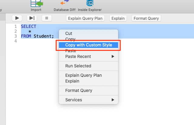 SQL Formatting · Issue #96 · SQLiteFlow/SQLiteFlow-Issues · GitHub