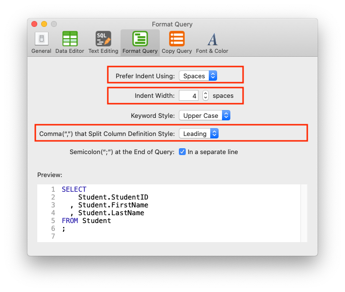 SQL Formatting · Issue #96 · SQLiteFlow/SQLiteFlow-Issues · GitHub