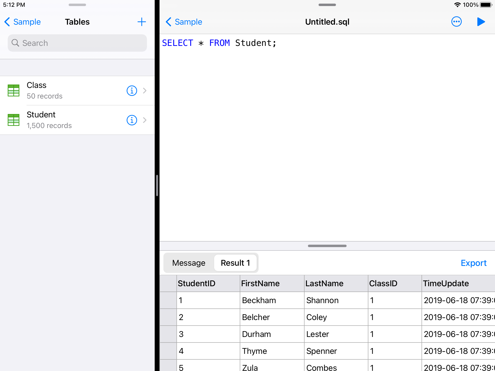 Keyboard and mouse support (iPadOS) · Issue #149 · SQLiteFlow/SQLiteFlow-Issues · GitHub