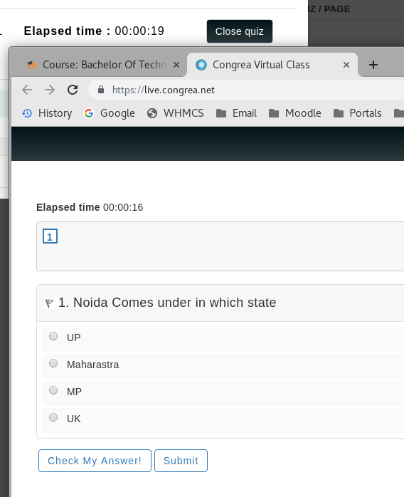 Issue with the quiz timer · Issue #1030 · congrea/virtualclass · GitHub