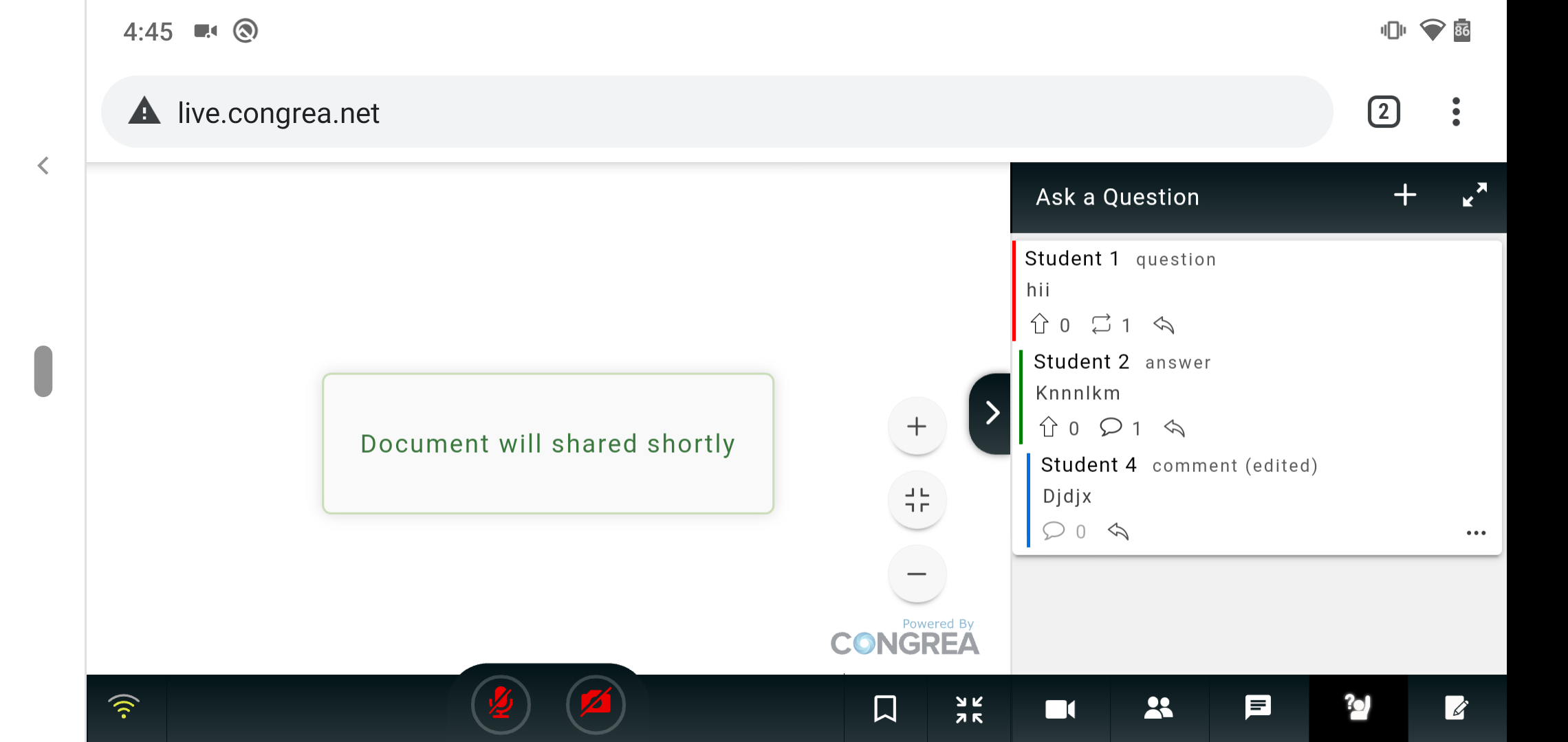Full screen button is not fully functional on android · Issue #1323 · congrea/virtualclass · GitHub