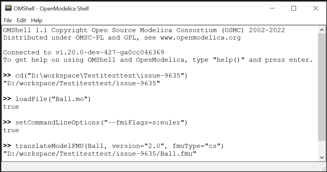 CMake FMU build failing for --fmiFlags=s:euler · Issue #9635 · OpenModelica/OpenModelica · GitHub