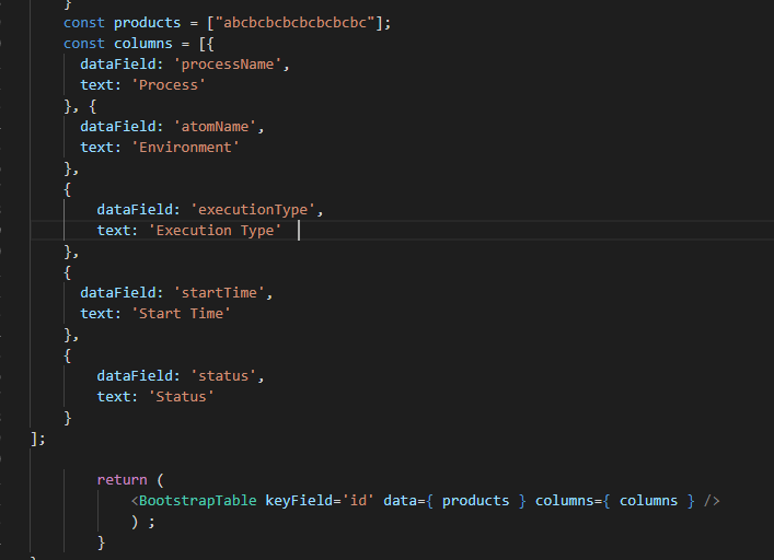 Show Data In Table · Issue 1127 · React Bootstrap Tablereact Bootstrap Table2 · Github 0491