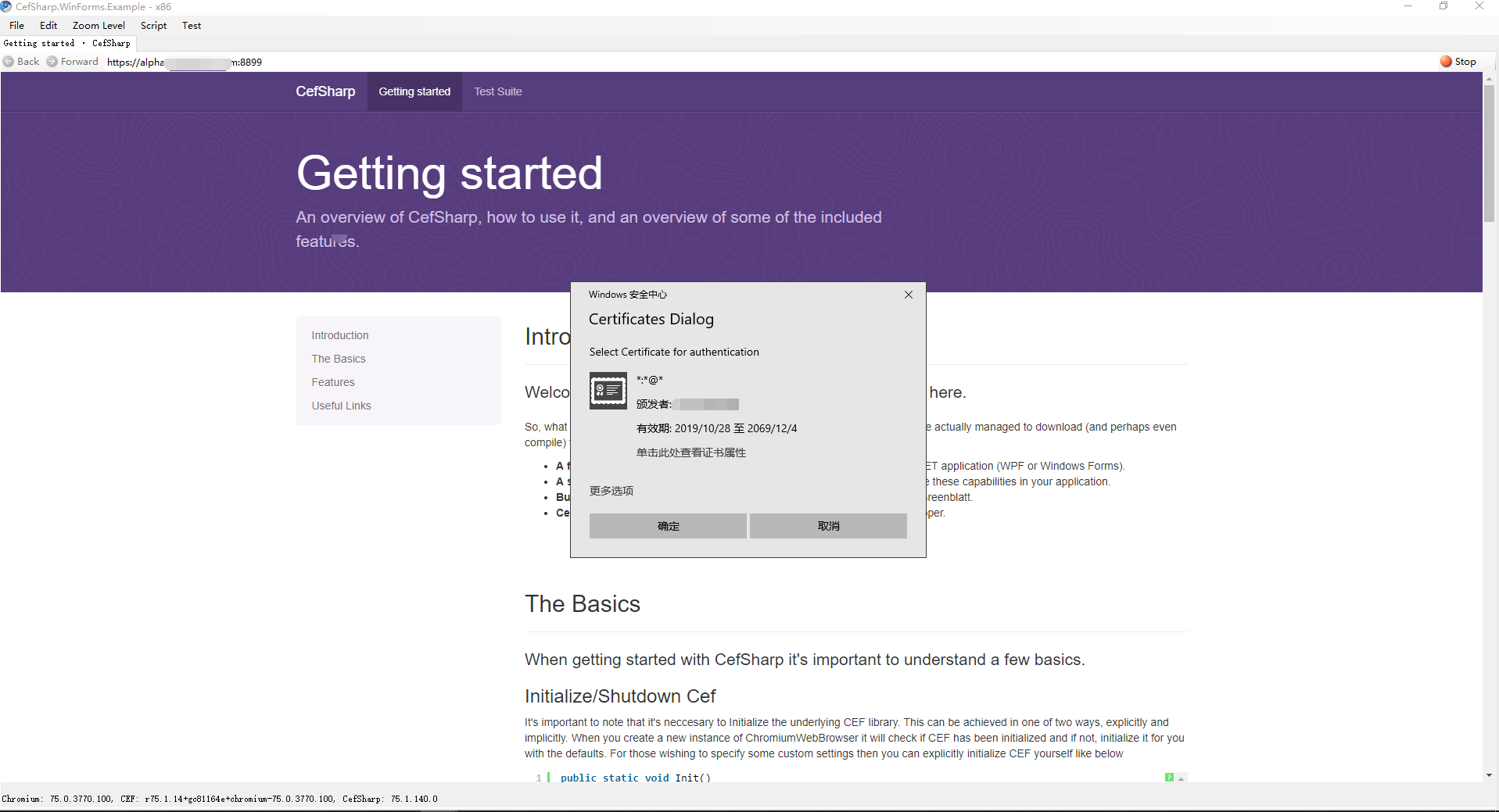 Winforms - ISelectClientCertificateCallback.Select exception · Issue #2948 · cefsharp/CefSharp ...
