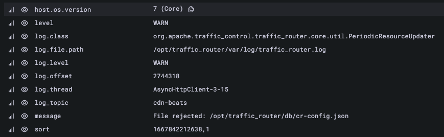 Explore And Elasticsearch Message Field Defined In Data Source Can T
