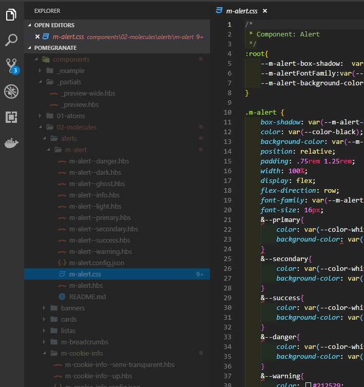 dark overlay on top of sidebar · Issue #68547 · microsoft/vscode · GitHub