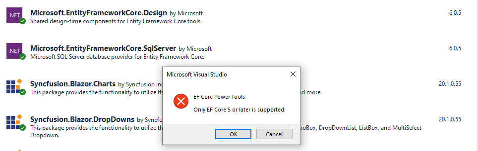 Issue with EF Core 6 Comparison · Issue #1392 · ErikEJ/EFCorePowerTools ...