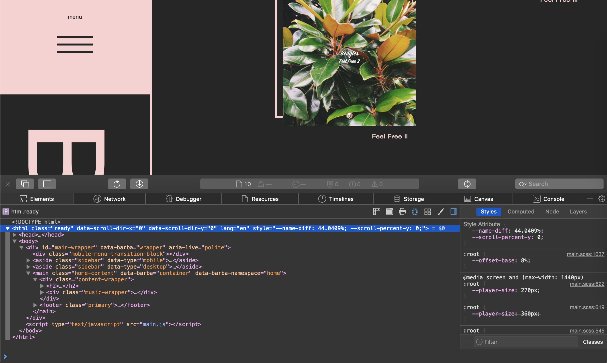 Scroll percent variables (ex. --scroll-percent-y) do not update ...
