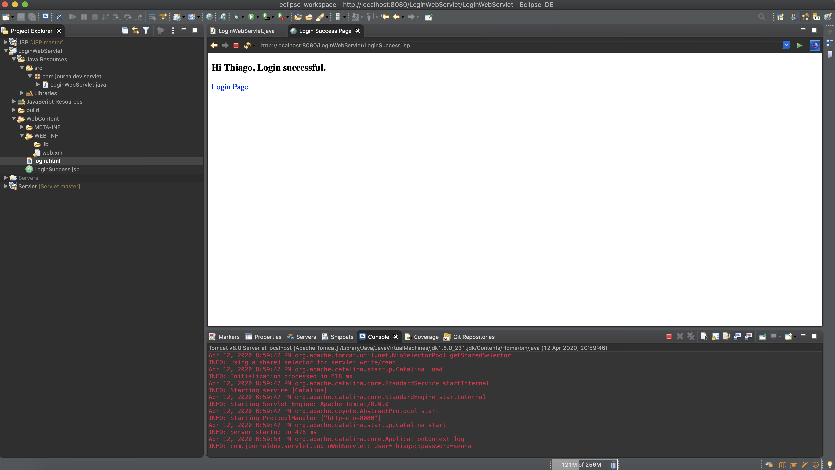 GitHub - thisilvafarias/LoginWebServlet