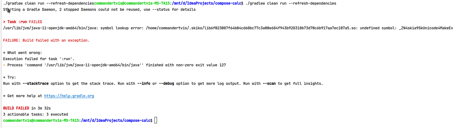 Java Lang Nosuchmethoderror When Updated To 0 1 0 Dev87 · Issue 16 · Jetbrains Compose