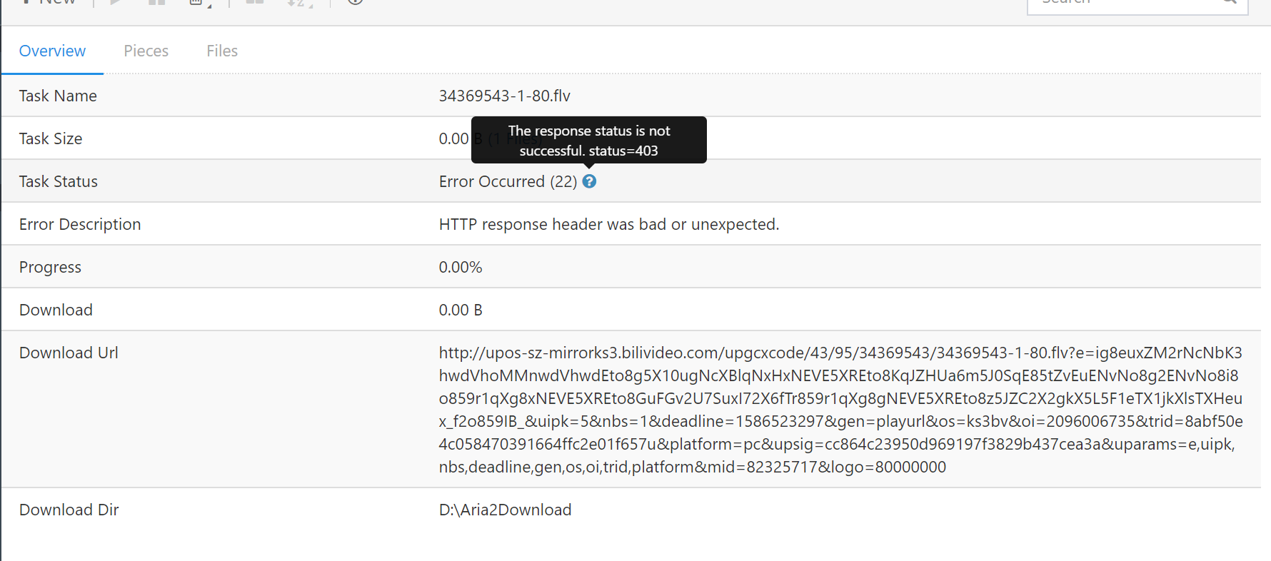 在Aria2无法下载视频，提示403或405错误 · Issue #452 · the1812/Bilibili-Evolved · GitHub