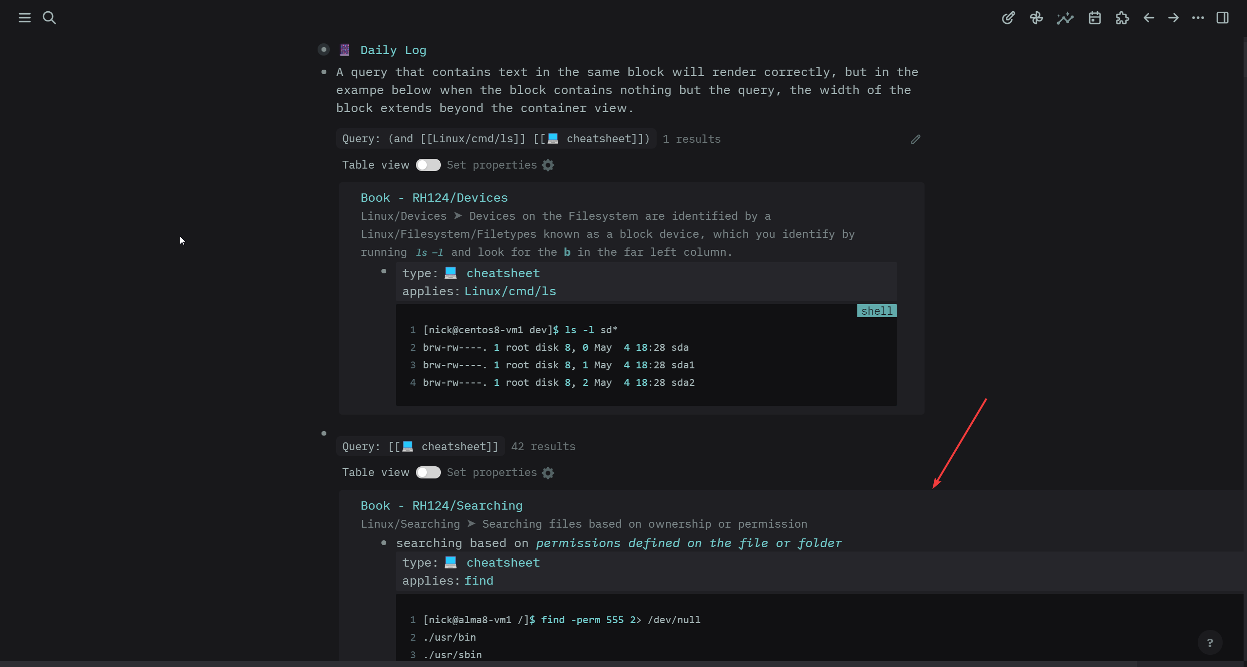 Customer Queries with code blocks do not fit inside the container view ...