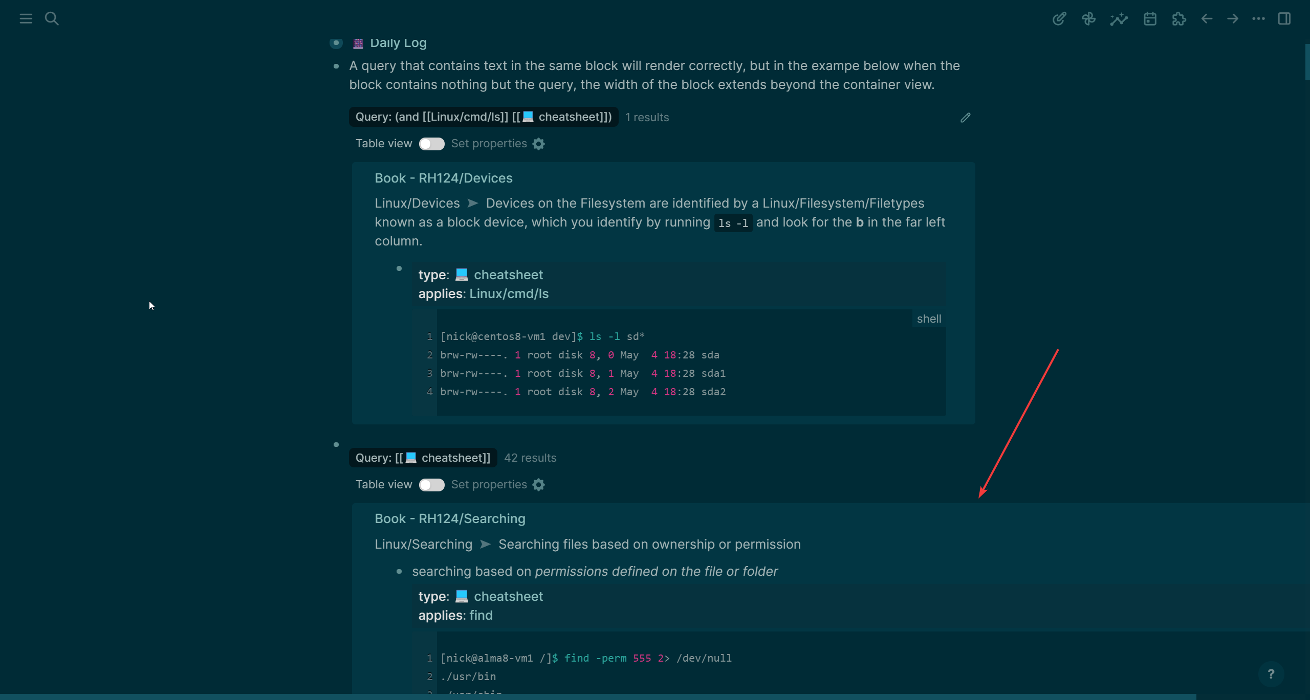 Customer Queries with code blocks do not fit inside the container view · Issue #5858 · logseq ...