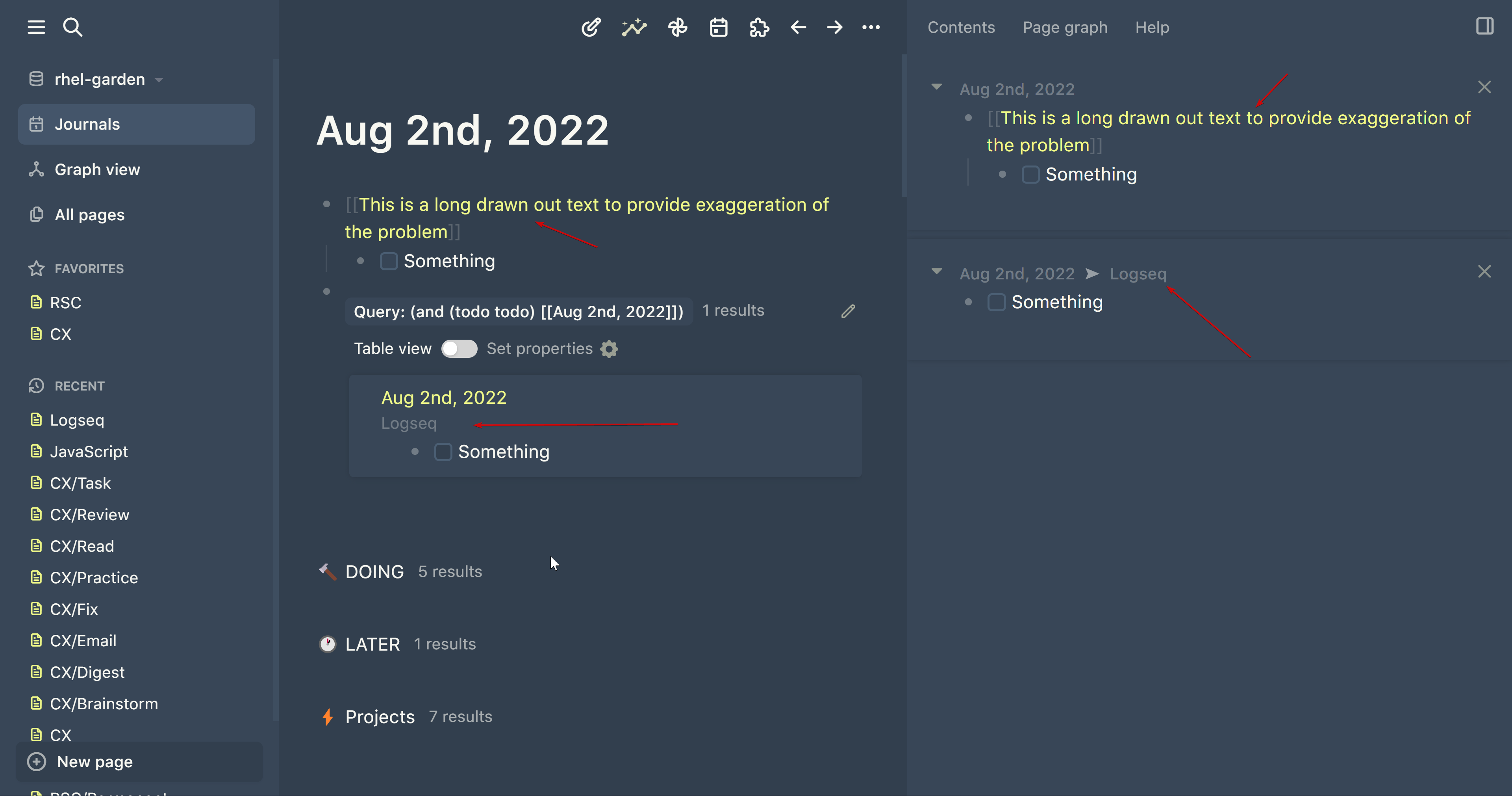 Breadcrumbs do not display the custom text is block-references · Issue #6249 · logseq/logseq ...