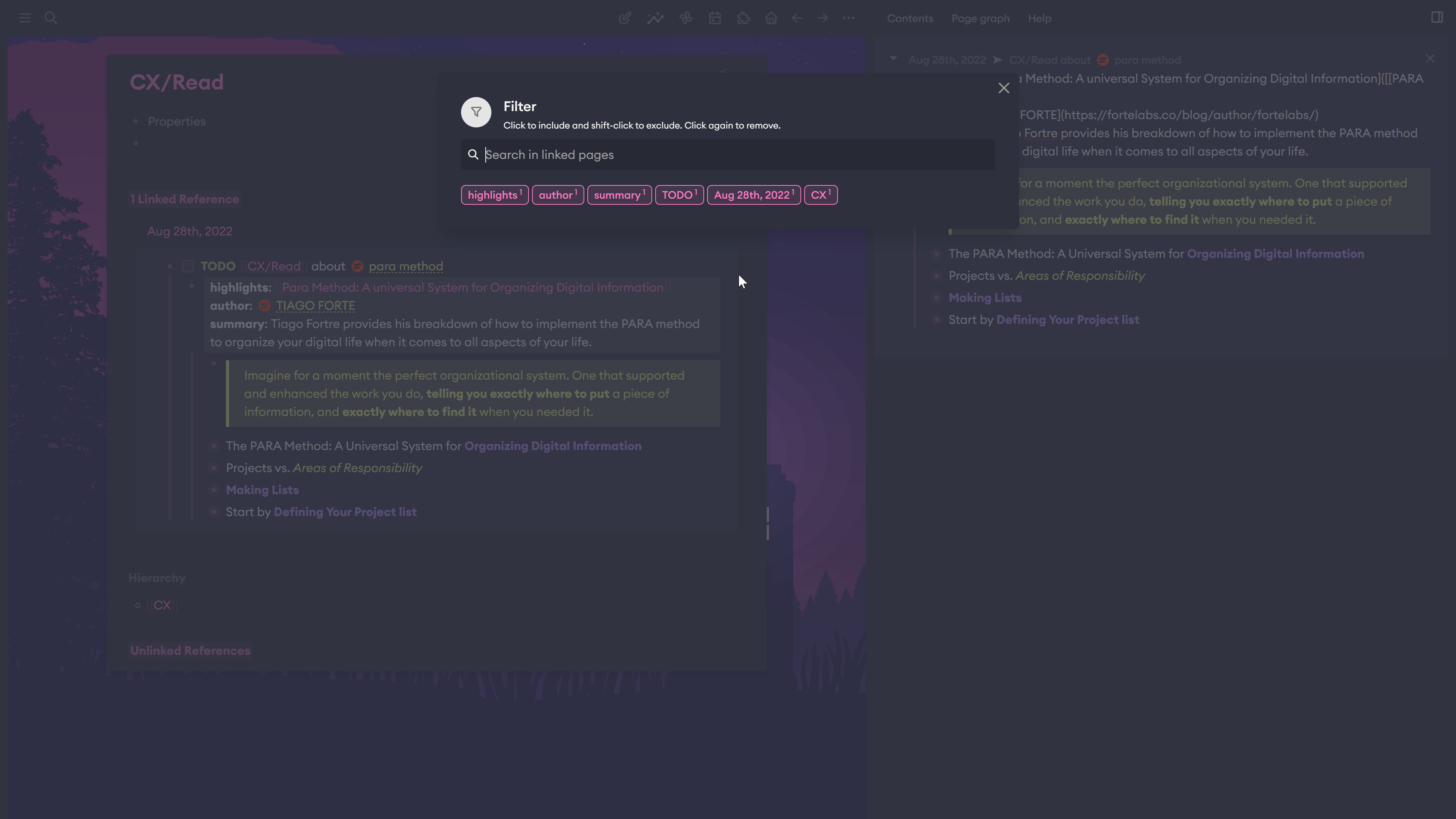 [0.8.2 - Nightly] Page Reference Filters are still broken (affects parent page-references ...