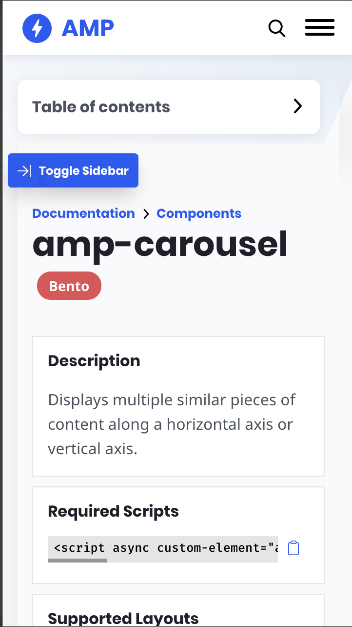Render Bento label in component reference docs · Issue #5094 · ampproject/amp.dev · GitHub