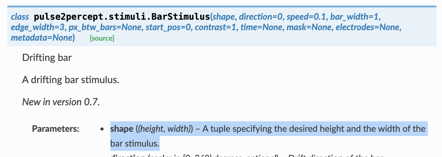 Issue with BarStimulus Documentation · Issue #372 · pulse2percept/pulse2percept · GitHub