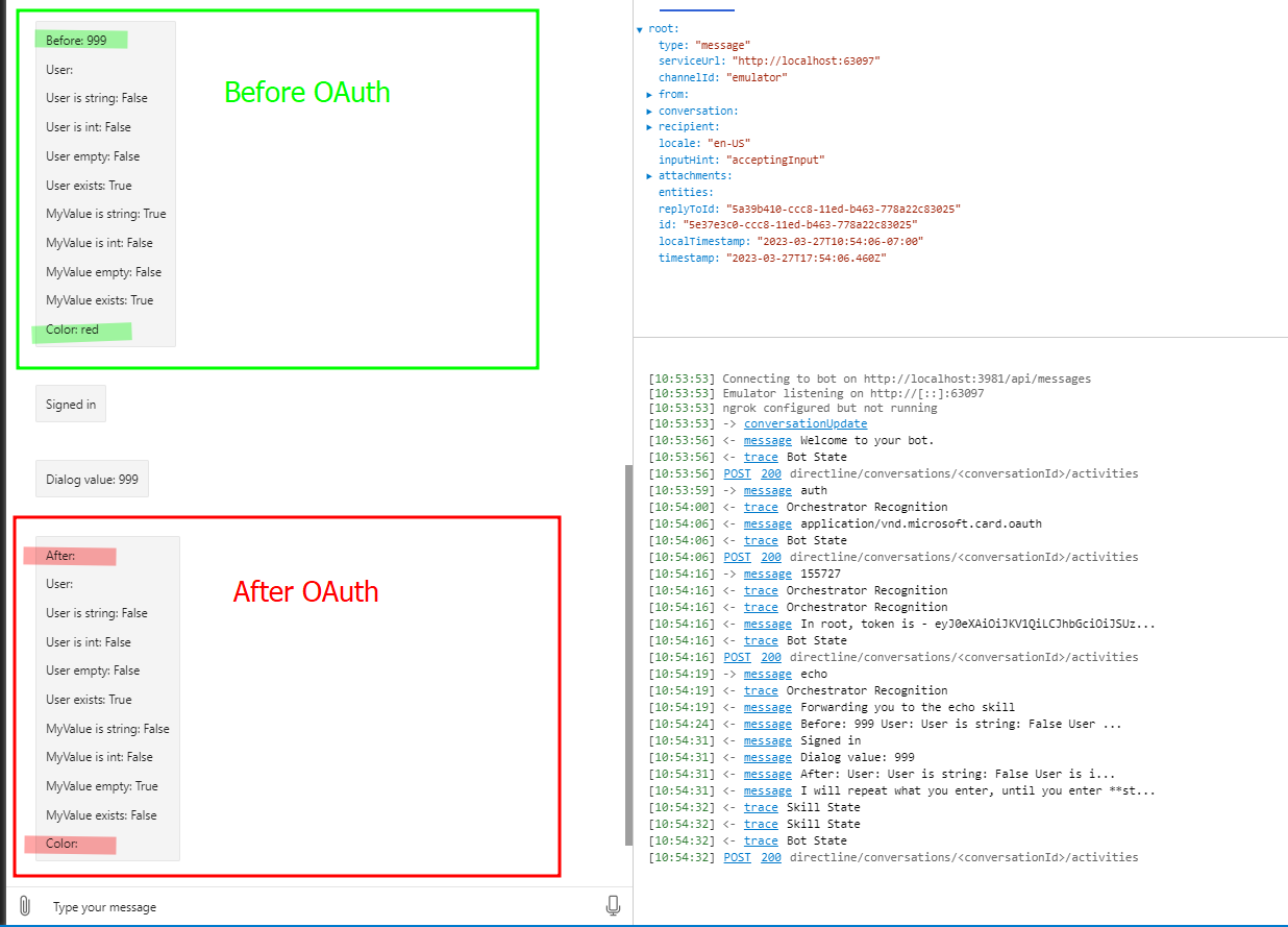 USER scope variable values do not transfer to skill when SSO is configured · Issue #9533 ...