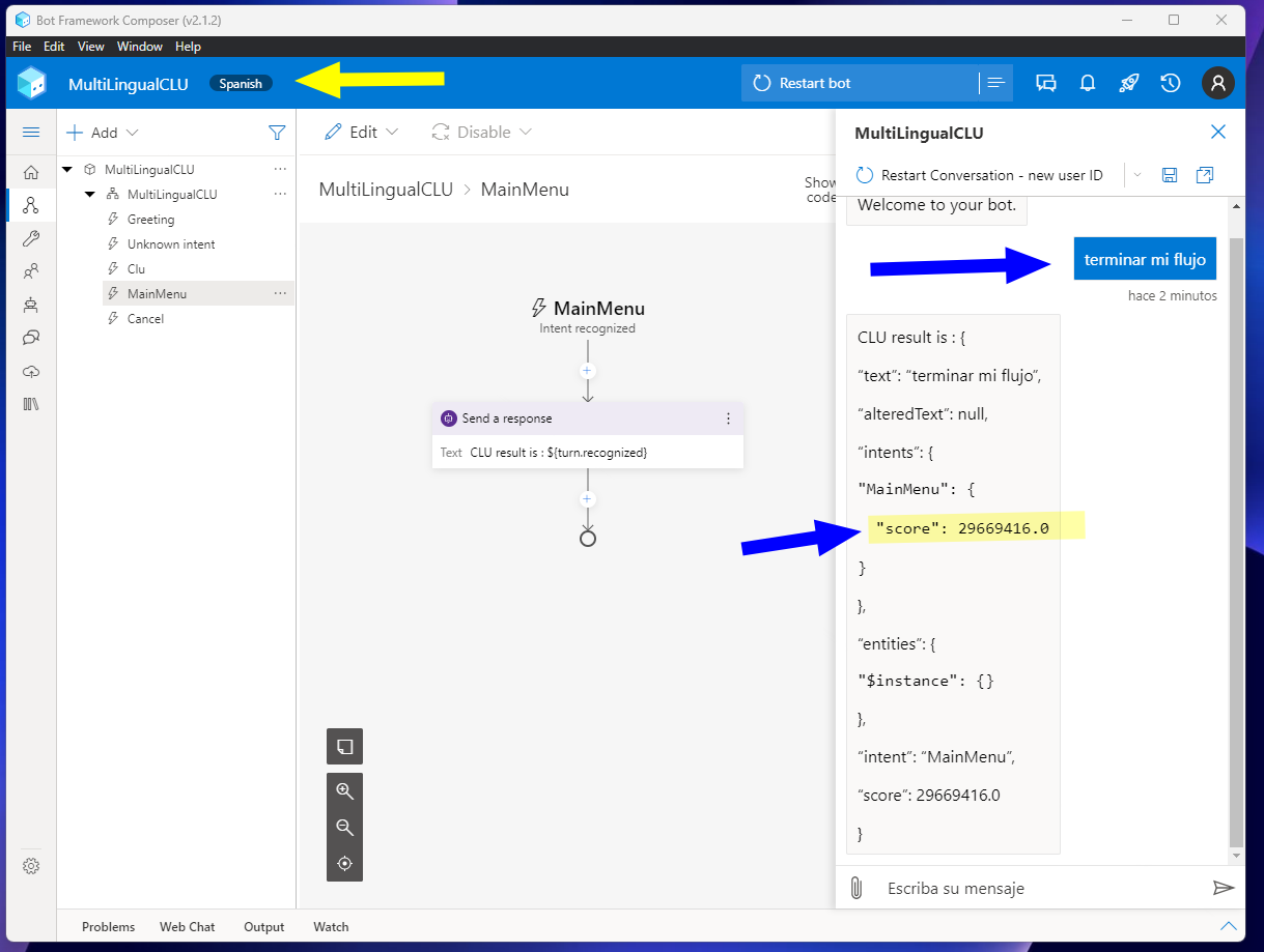 Malfunctioning issue: CLU custom recognizer in Composer · Issue #1510 · microsoft/botframework ...
