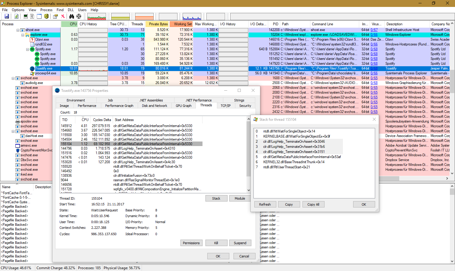 performance-bug: high CPU utilization · Issue #22 · aleab/toastify · GitHub