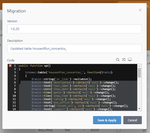 Unknown column type "double" requested · Issue #295 · rainlab/builder-plugin · GitHub