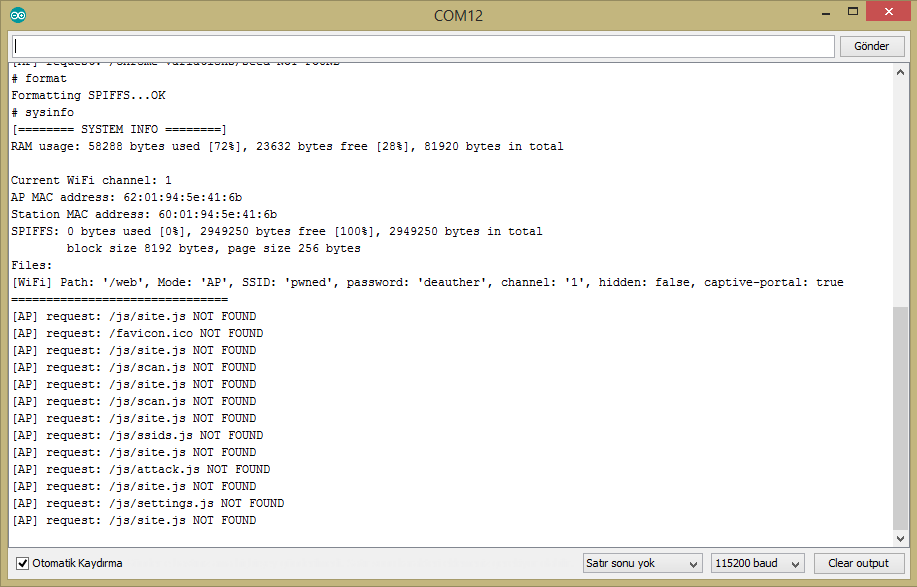 Web Site Issue · Issue #778 · SpacehuhnTech/esp8266_deauther · GitHub