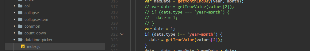 van-datetime-picker组件type="year-month"时，选择年份出现bug · Issue #4065 · youzan/vant-weapp · GitHub