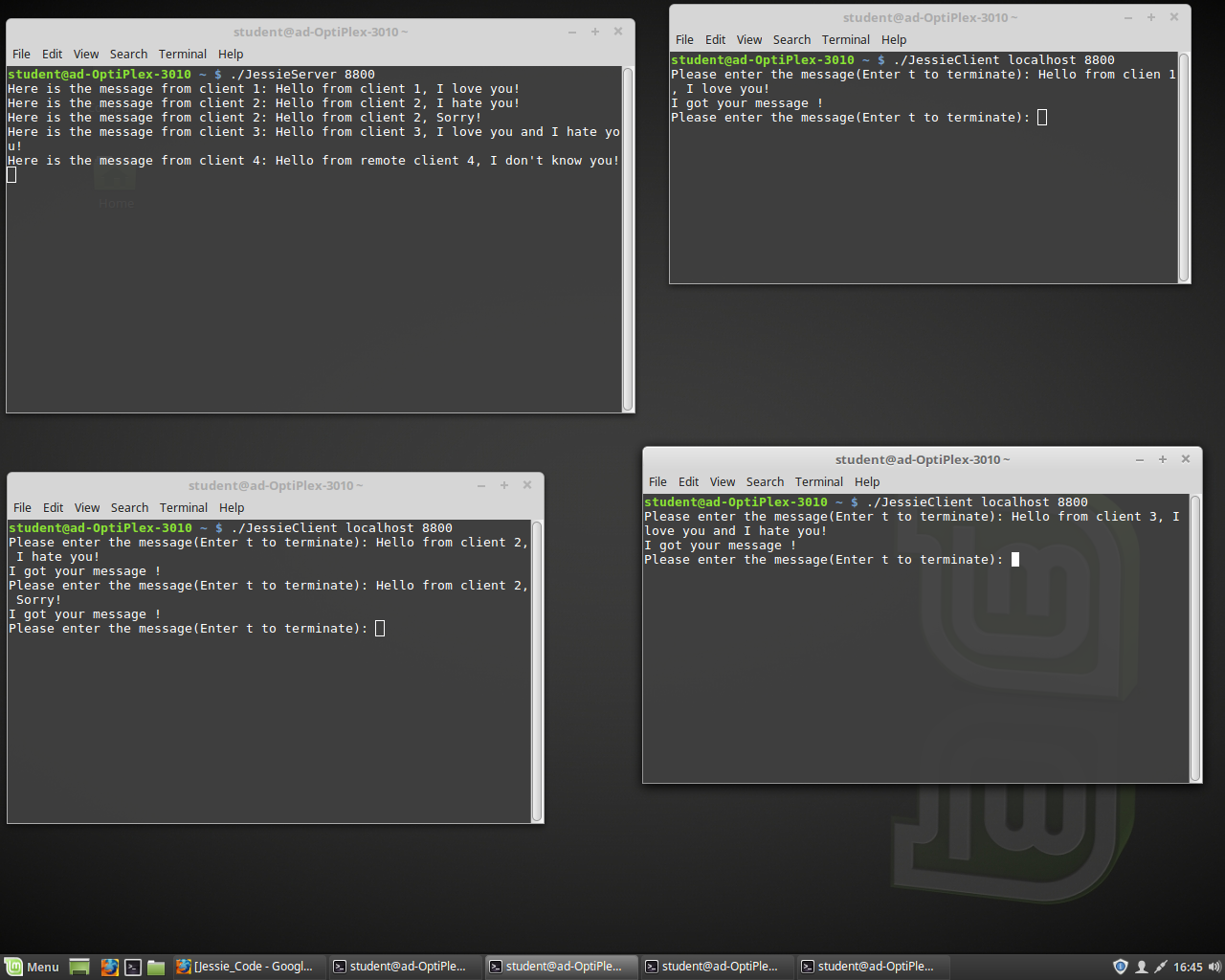 GitHub - jessiedong1/Interprocess-Socket-Communication: Interprocess Socket Communication under ...