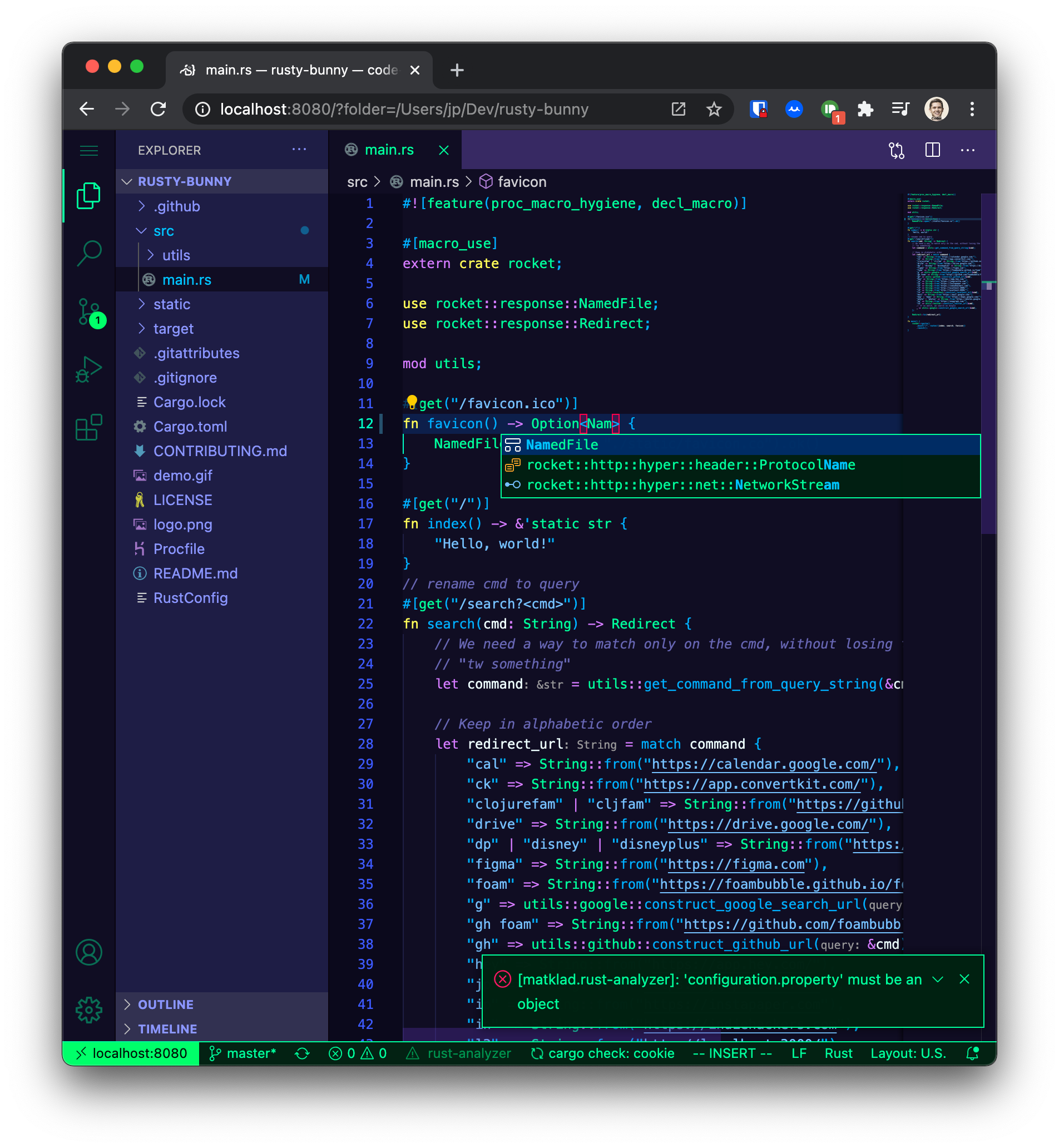 Rust analyzer Plugin Not Working On Code server Issue 3179 Coder Rust analyzer Plugin Not Working On Code server Issue 3179 Coder
