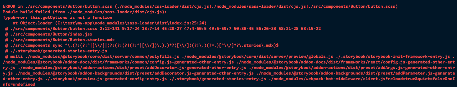 SCSS files present in components are breaking storybook · Issue #17 · sprakash57/create-react ...