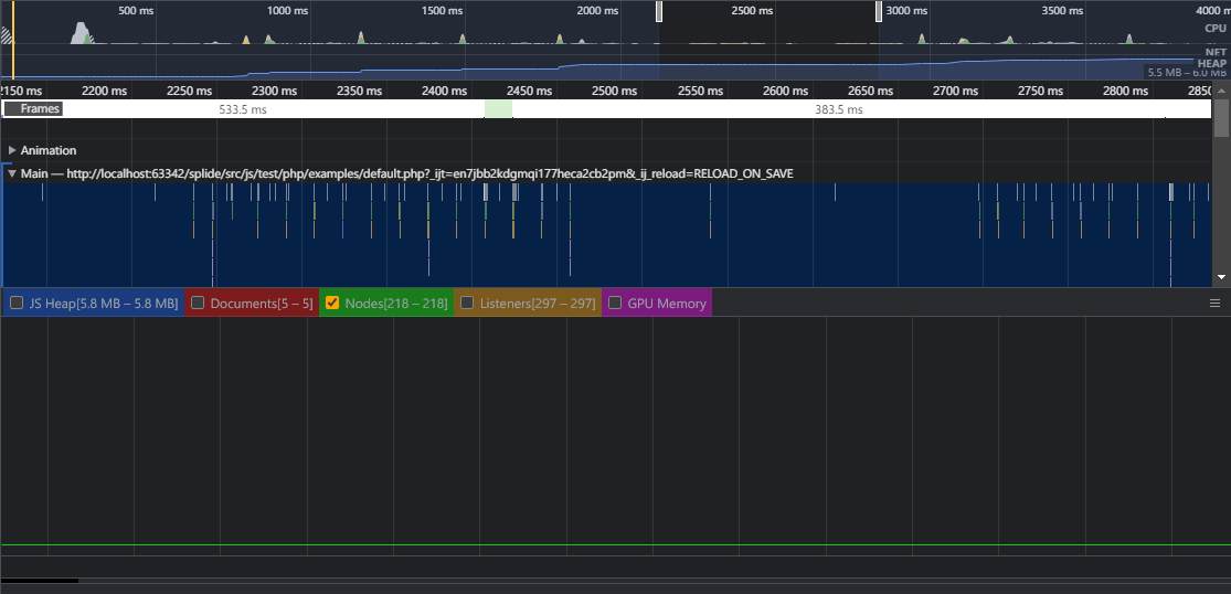 402 Memory Leak Occurs · Issue 943 · Splidejssplide · Github