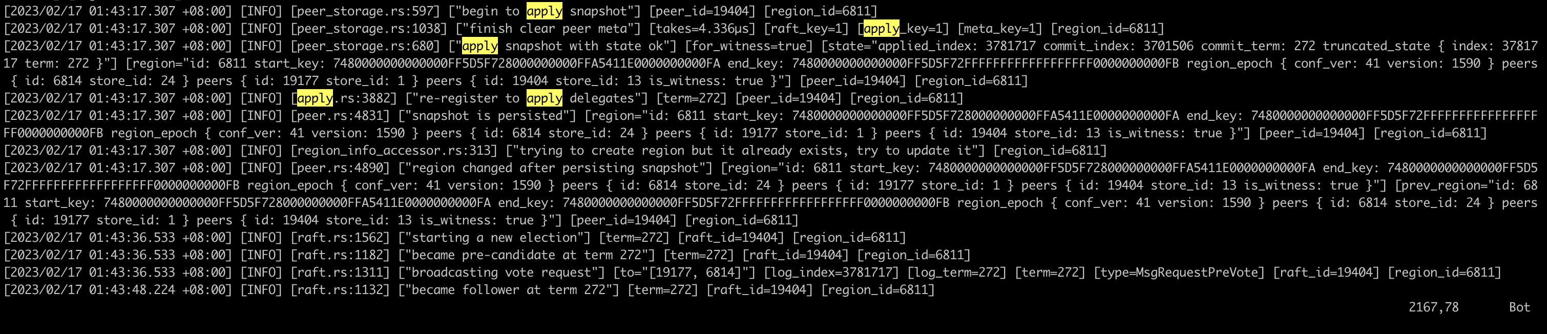 【witness】inject one tikv network loss for in 10min repeatly，for certain inject and after recover ...